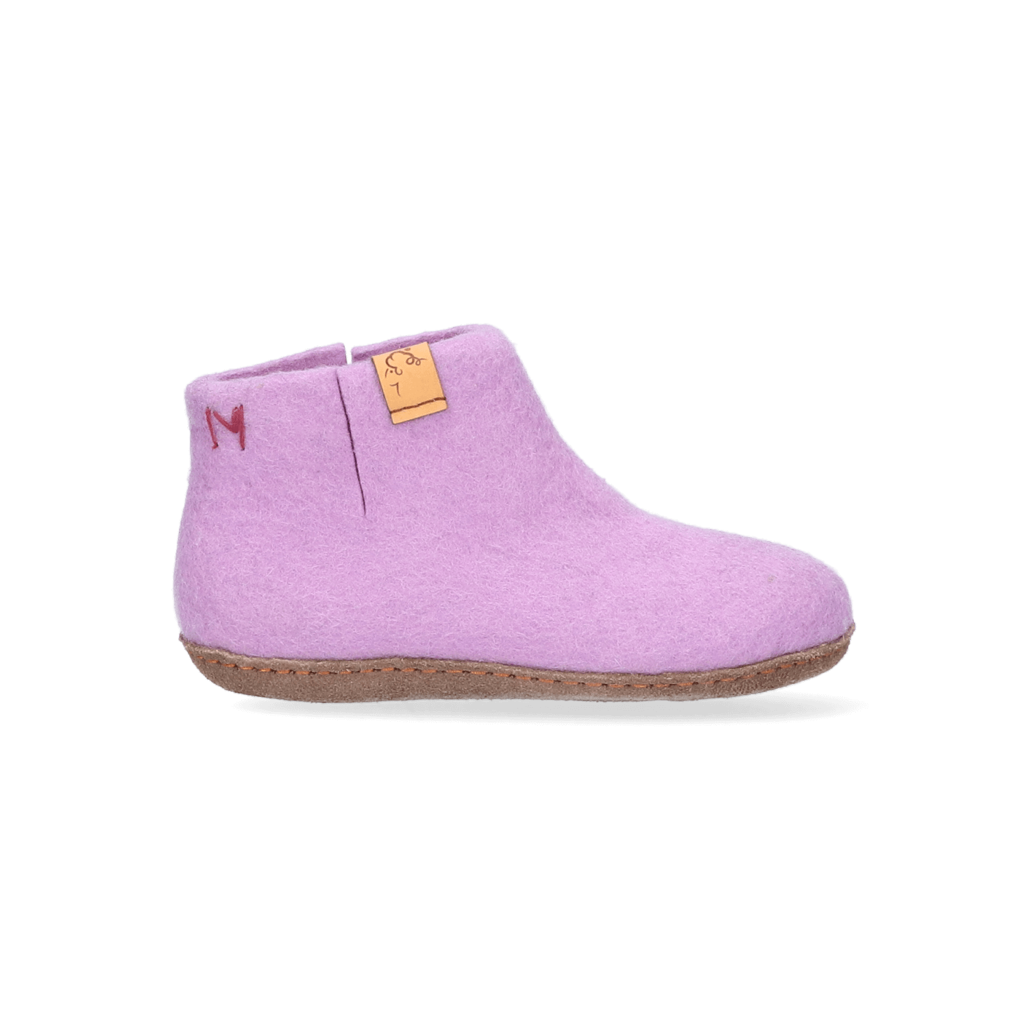 Luna Kids Hand Felted Slippers Purple TF1111-12 | Tofvel | Tofvel Europe